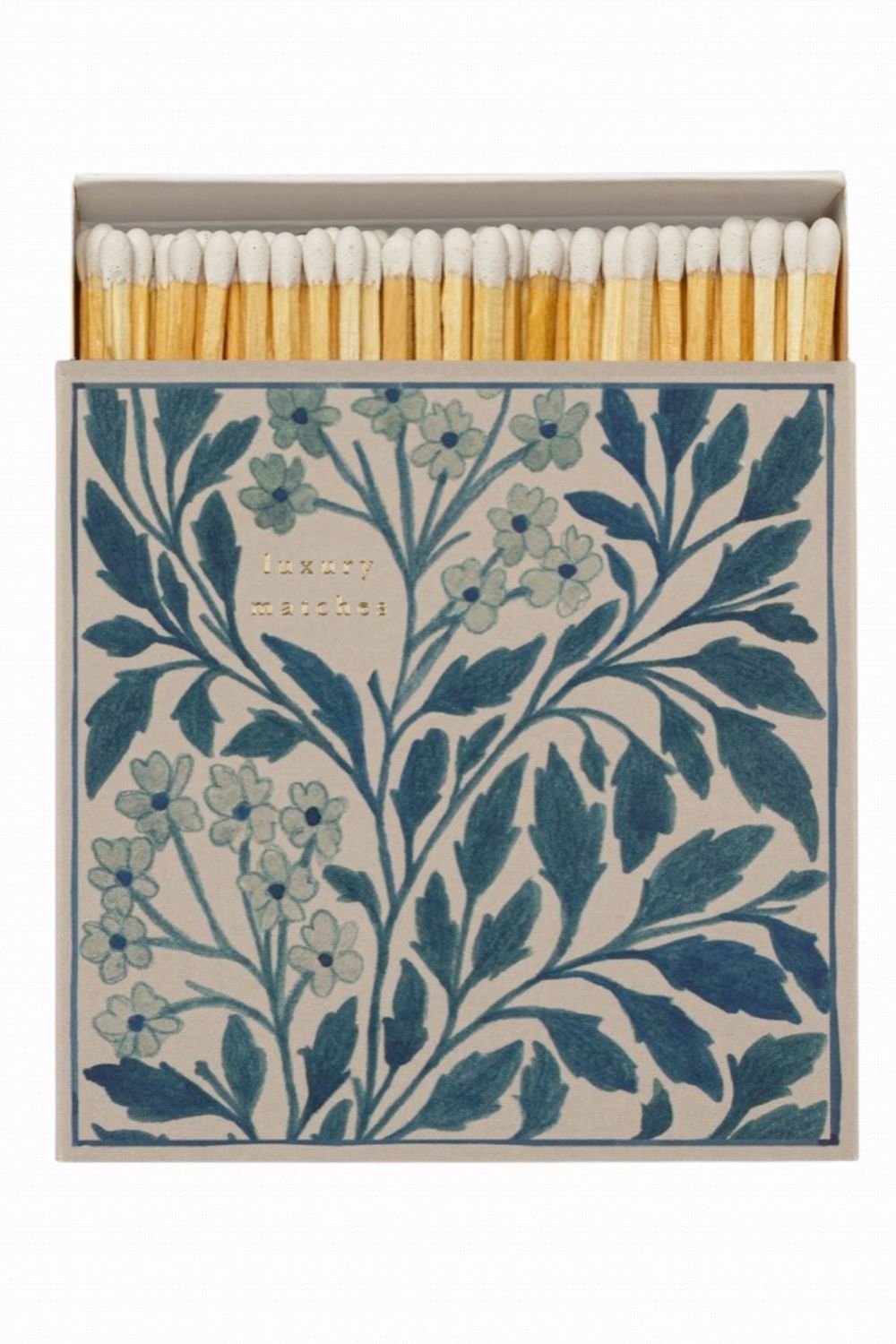 ARCHIVIST GALLERY BLUE FLORAL MATCH BOX – therosellestore.com.au