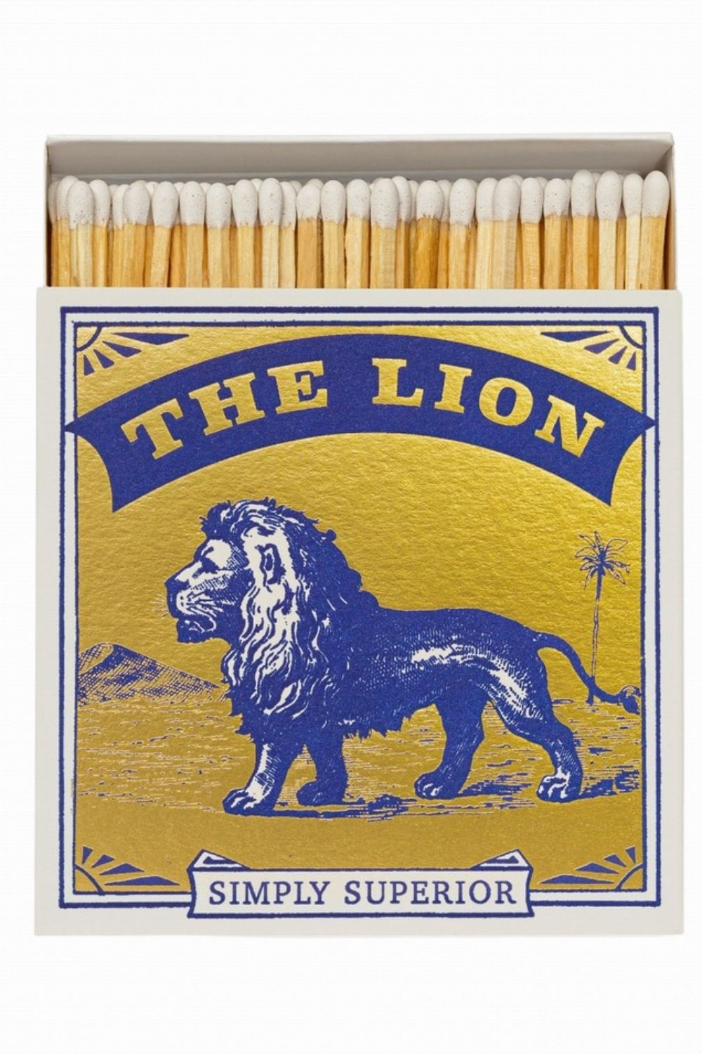 ARCHIVIST GALLERY GOLD LION MATCH BOX – therosellestore.com.au