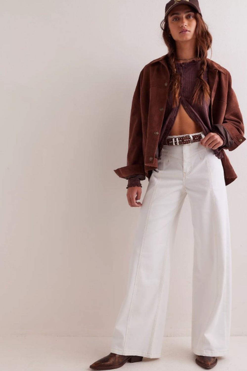 FREE PEOPLE LIBRE WIDE LEG JEANS ISLAND LIGHTS – therosellestore.com.au
