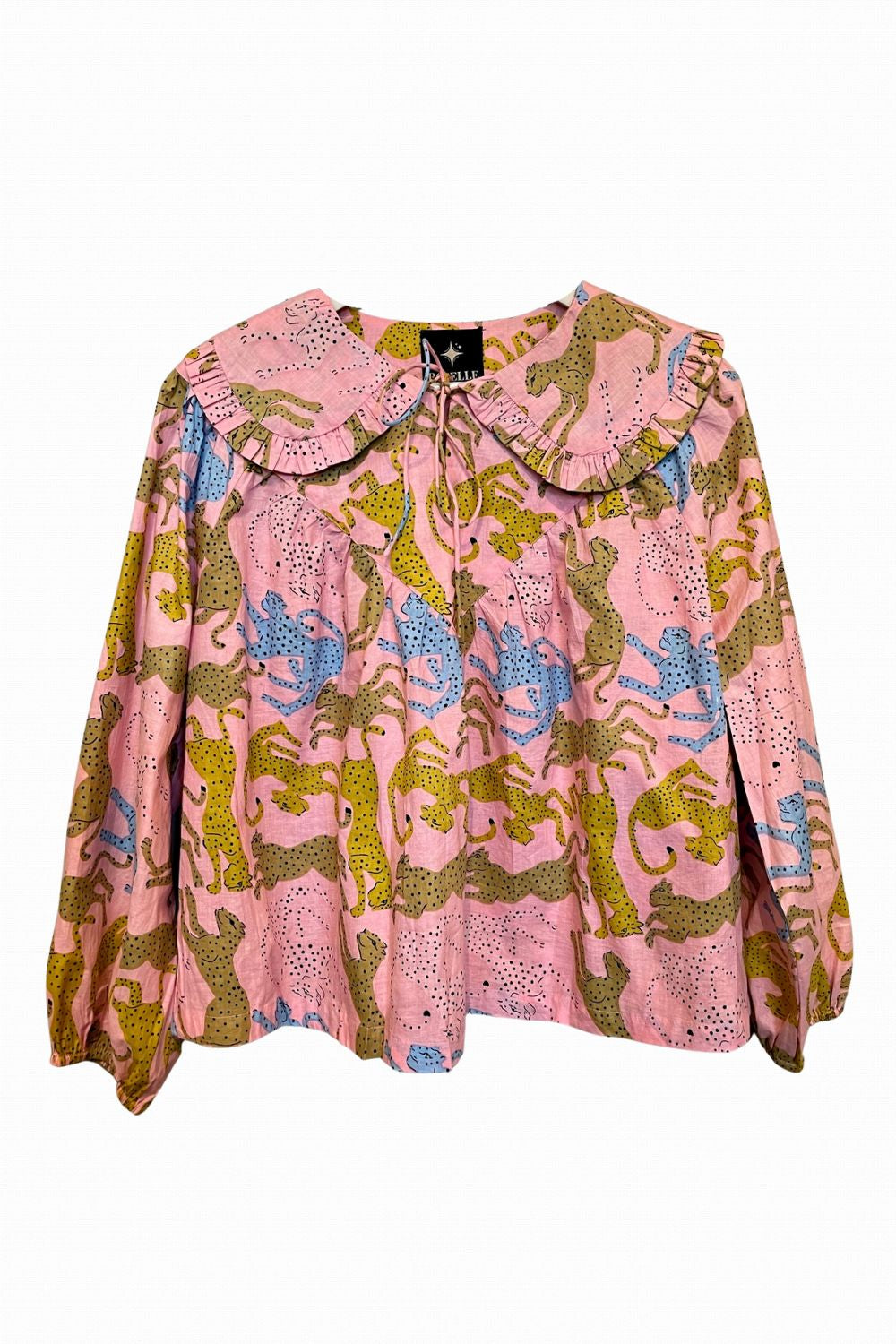 ROSELLE LALA BLOUSE LITTLE LEOPARD – therosellestore.com.au